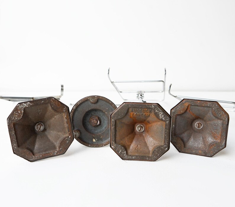 Collection of Vintage Art Deco Chrome Shop Fitting Display Stands C ...