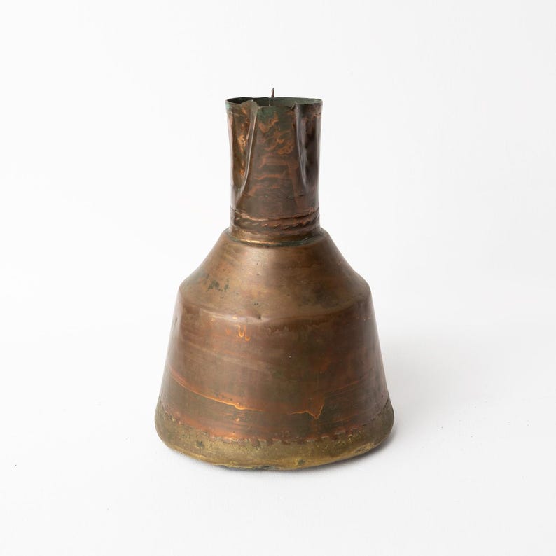 Antique Islamic Primitive Copper Water Jug Ewer, Ottoman Empire, 19th ...