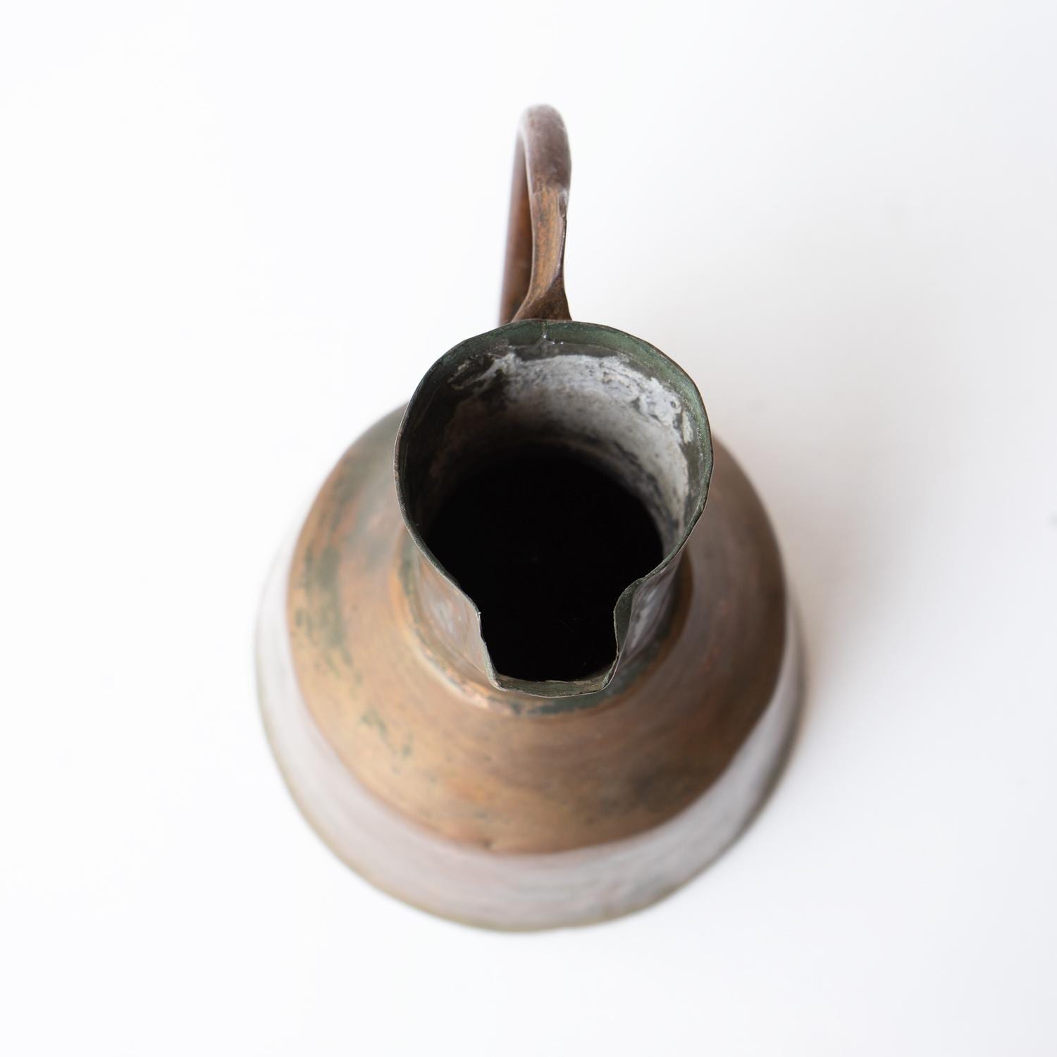 Antique Islamic Primitive Copper Water Jug Ewer, Ottoman Empire, 19th ...