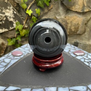 Obsidian Keepsake Sphere, Cremation Urns, Unique Urn for Ashes, Natural ...