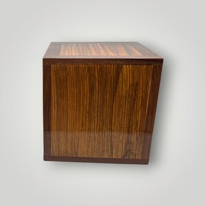 Wooden Cube Cremation Urn, Adult Full Size Urn, Urns for Human Ashes ...