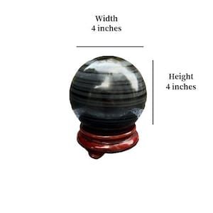 Obsidian Keepsake Sphere, Cremation Urns, Unique Urn for Ashes, Natural ...