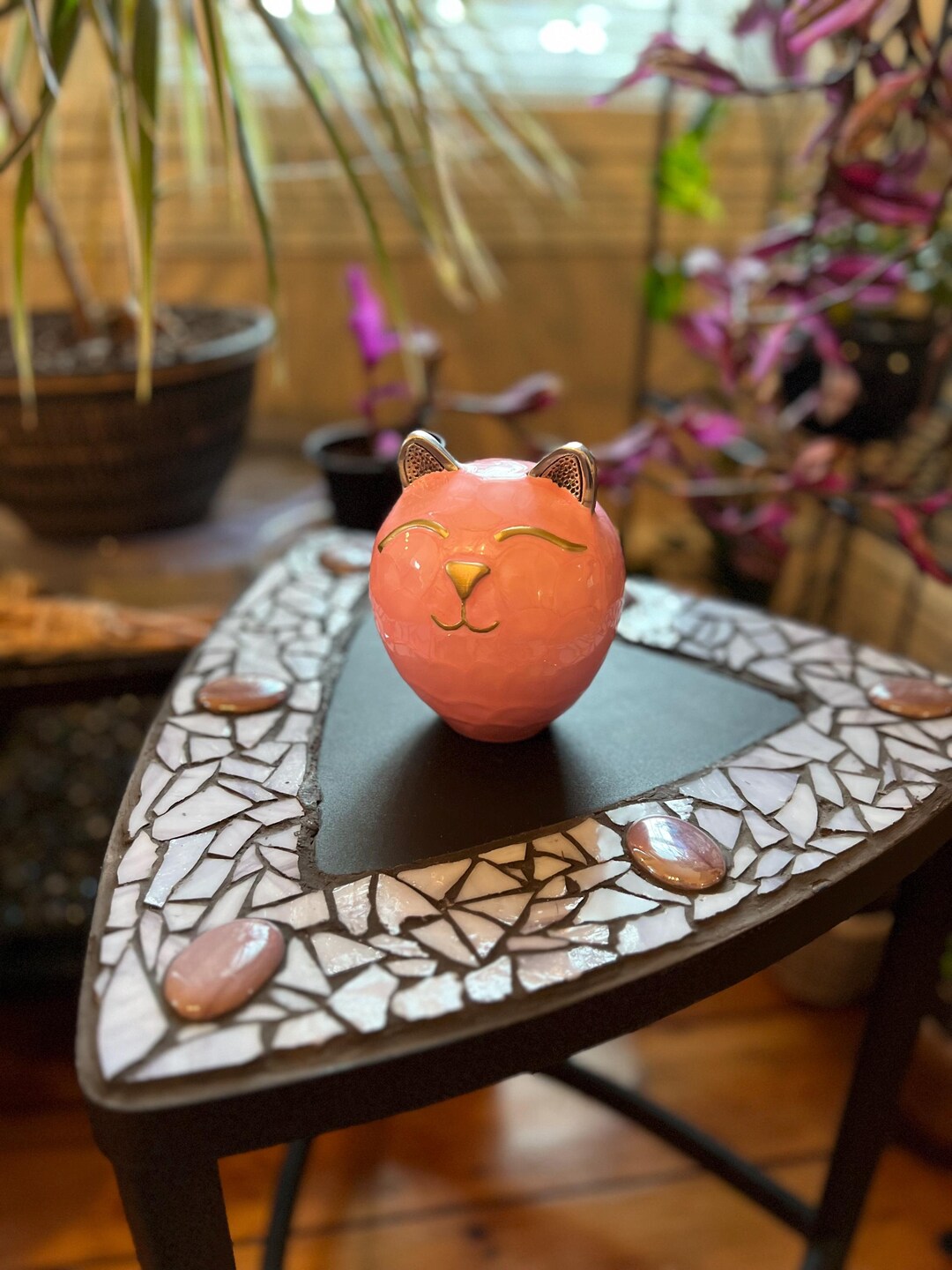 Cute Cat Cremation Urn Unique Full Size Memorial Urn for Cat Ashes ...