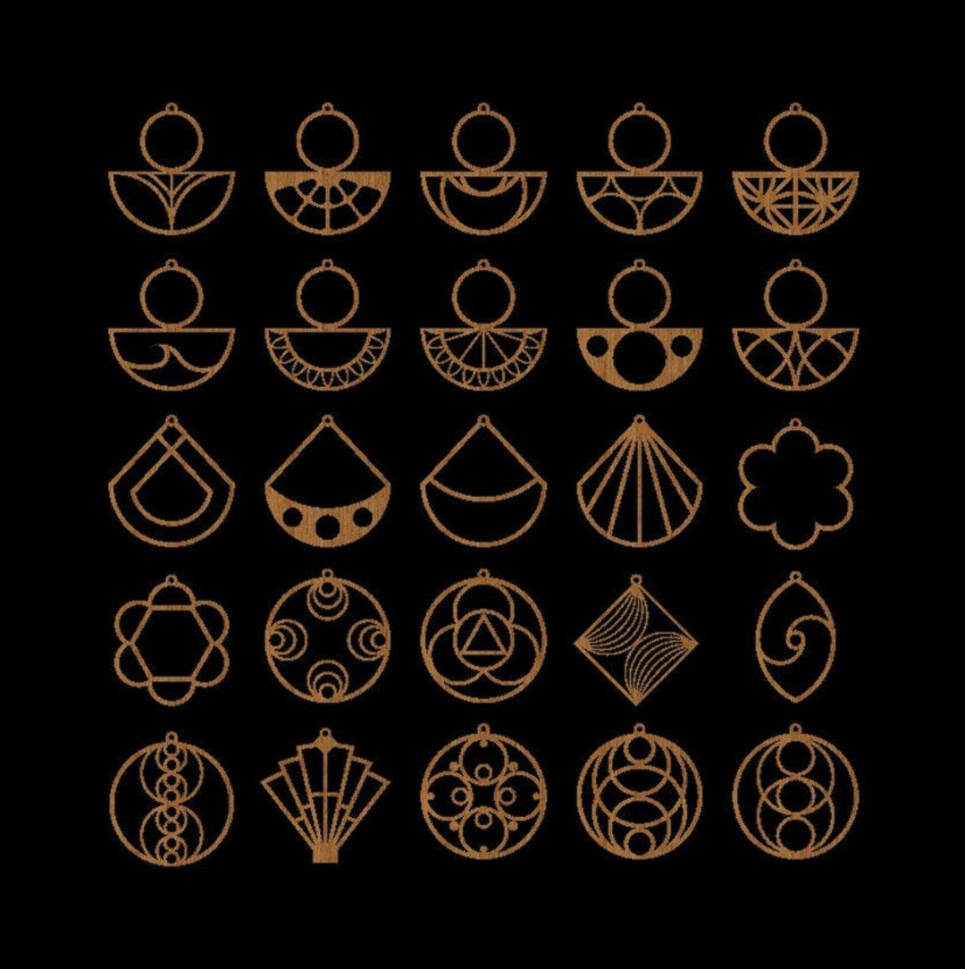 Design #426-450 Earrings | Necklace | Pendant | Charm | Jewelry Cut ...