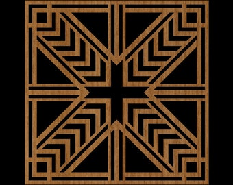 Design 031 5X5 Scroll Saw Trivet Coaster Wall Art | Etsy