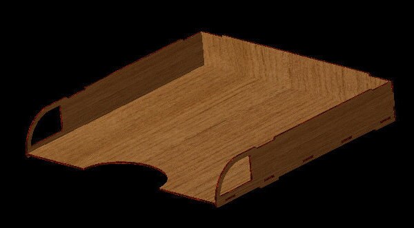 Design 002 Stackable 12 X 12 Card Stock Paper Tray Office - Etsy