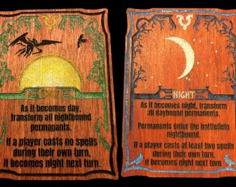 Day Night Token Mtg - Etsy