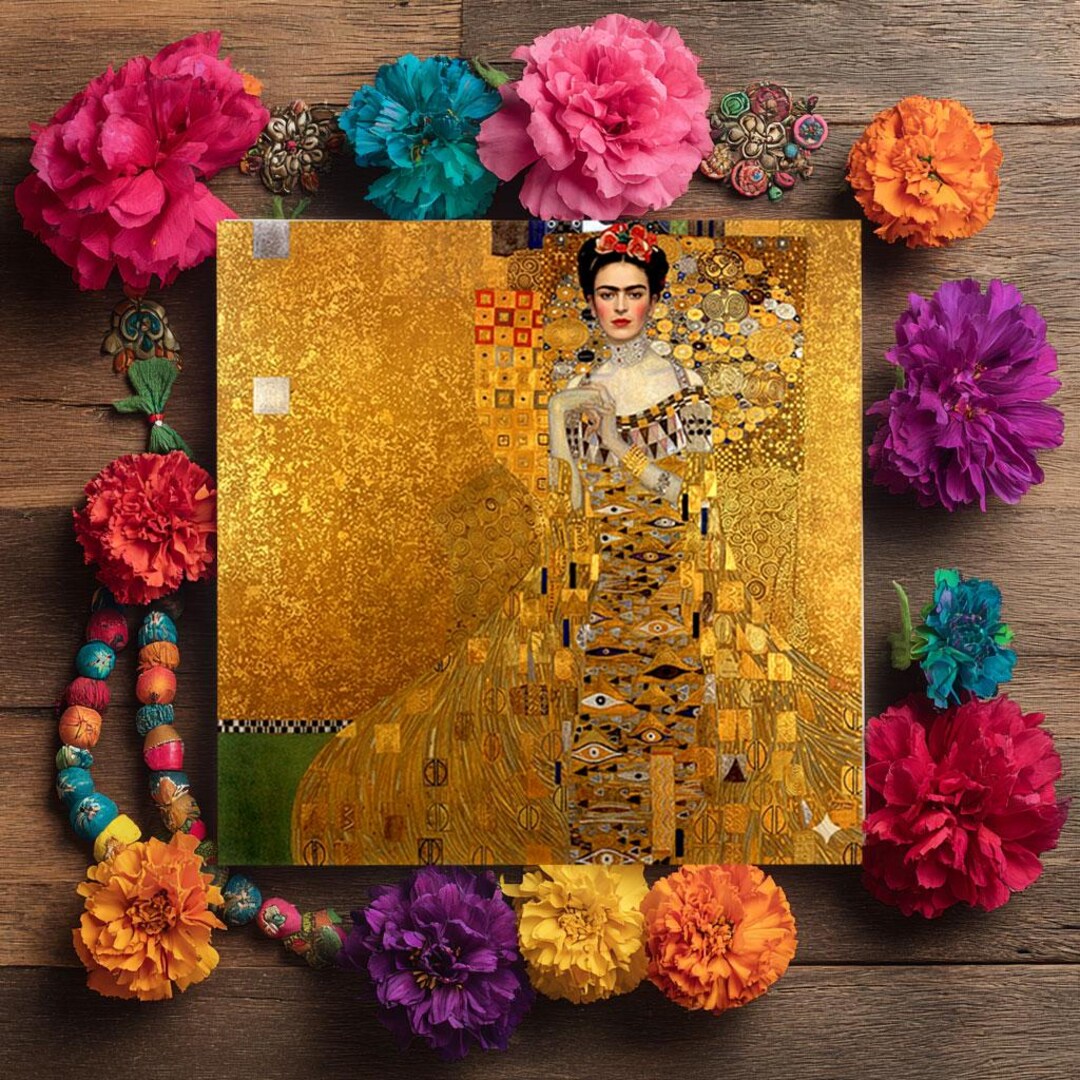 Frida Kahlo on Gustav Klimt Portrait of Adele Bloch Bauer | Gold ...