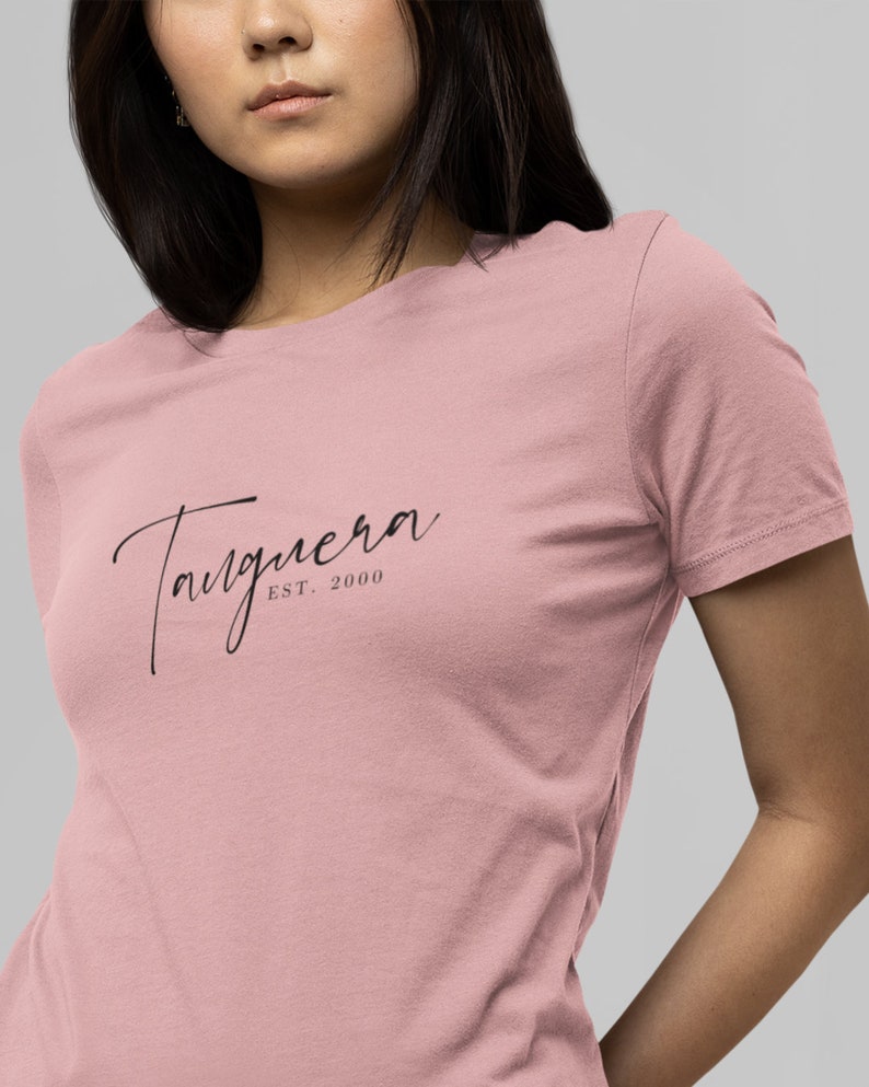 Custom Shirt Tango Clothes | "tanguera" With Est. Year | Birthday Gift ...