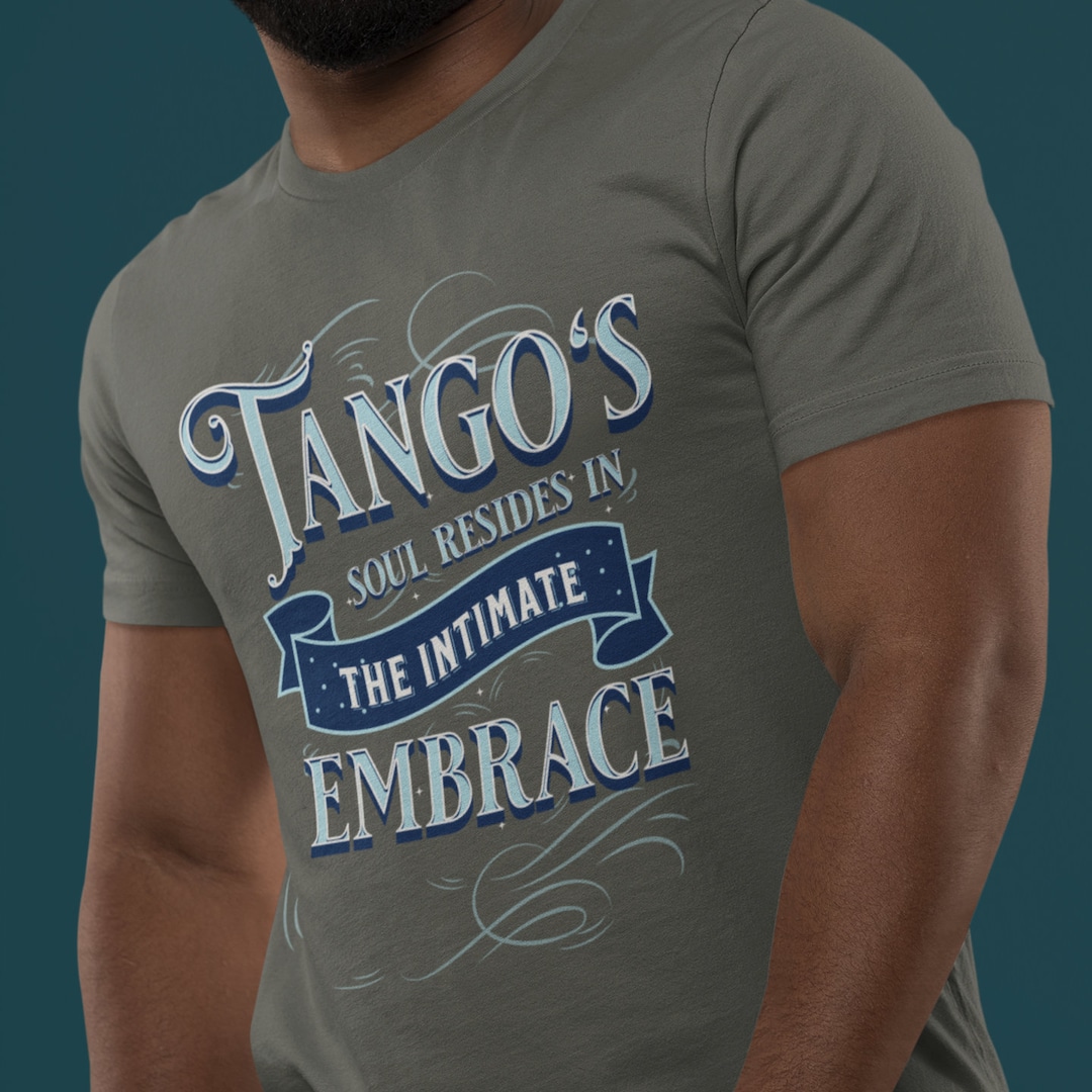 Tango Dance Tshirt Argentine Tango Shirt Tango Embrace for Him Gift ...