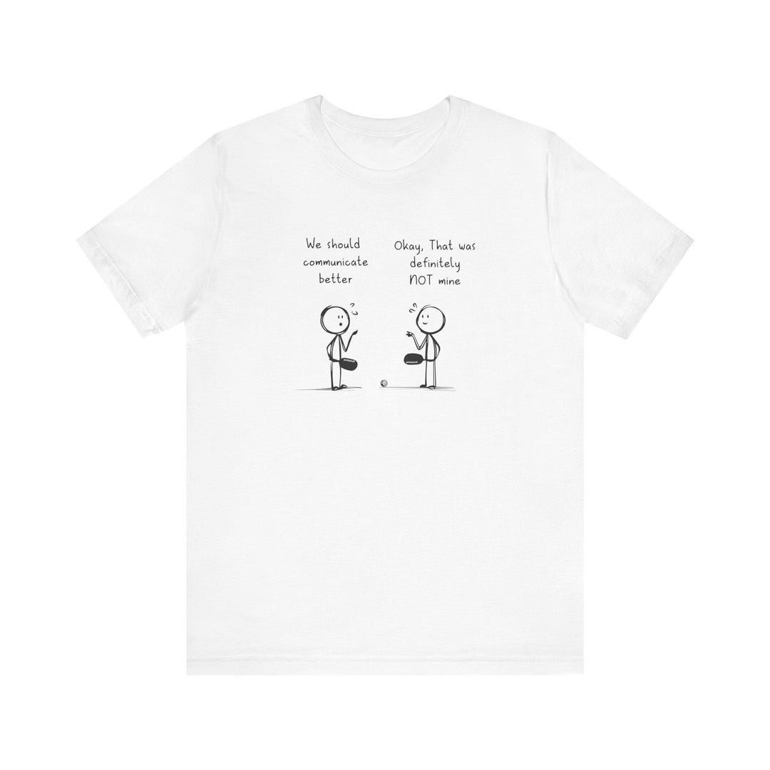 Stick Figure Comic We Should Communicate Better T-shirt | Funny ...