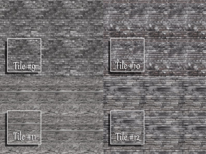 Clean & Versatile: White Seamless Brick Patterns for Photoshop and ...