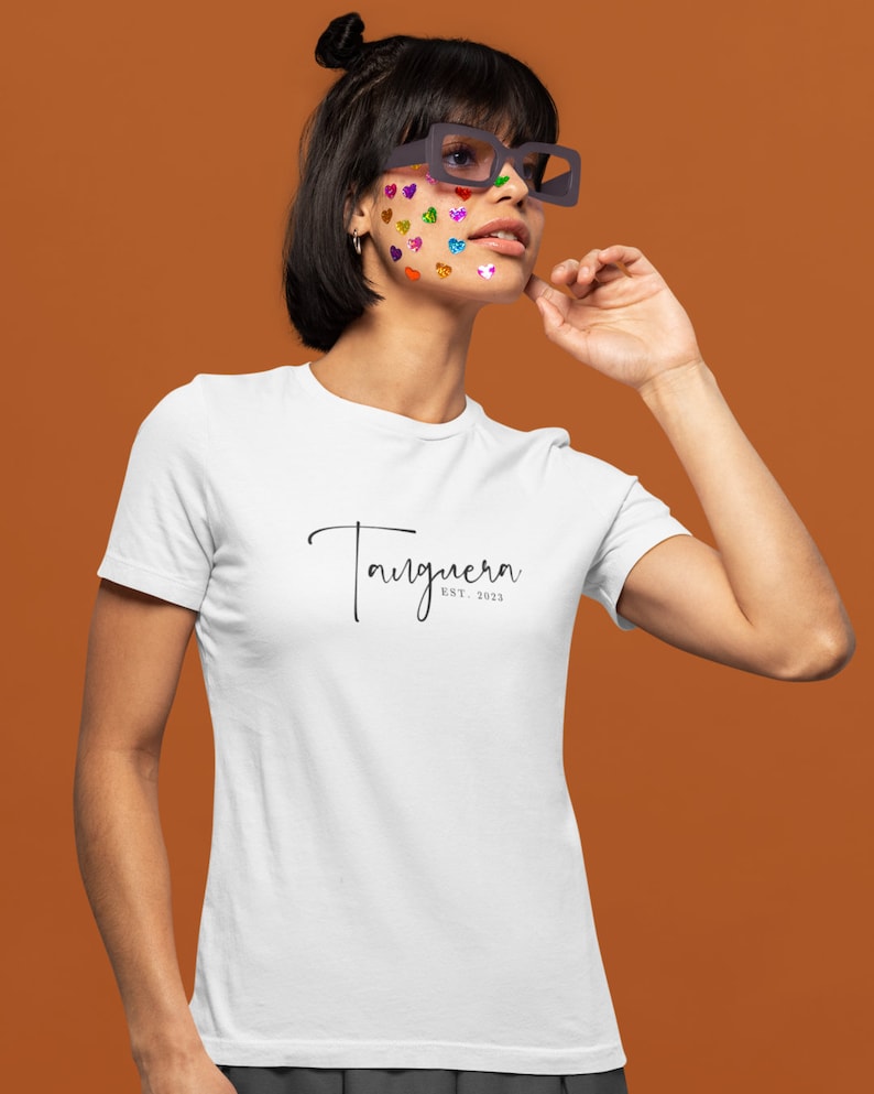 Custom Shirt Tango Clothes | "tanguera" With Est. Year | Birthday Gift ...