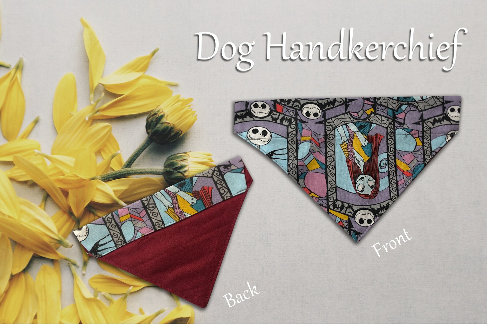Dog and Cat Collar Scarf/dog and Cat Bandana - Doggie Handkerchief ...