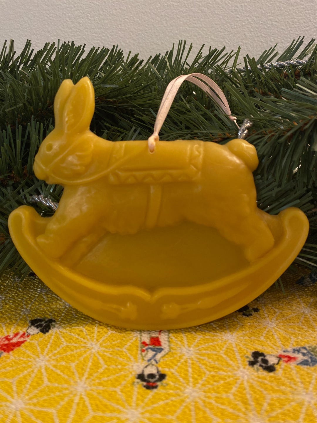 Beeswax Rocking Bunny - Etsy