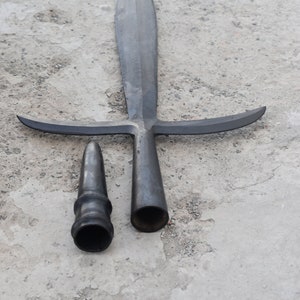 Japanese Jumonji Yari Spearhead With Butt Cap - Etsy