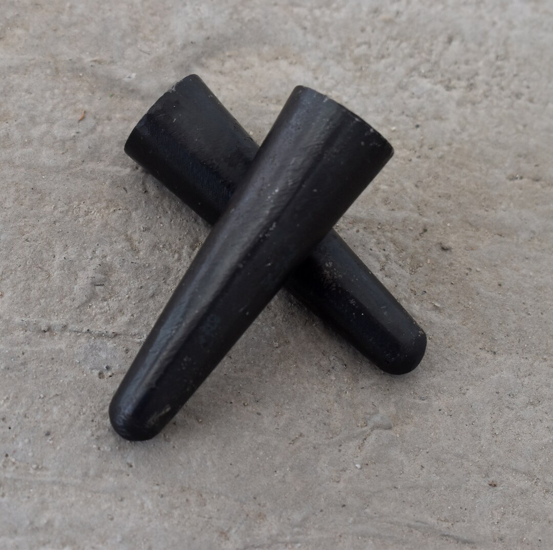 Spear Iron Butt Cap Pack of 2 Perfect for Our 8'' Spearhead - Etsy