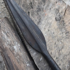 Hand Forged Medieval Viking Leaf Blade Spearhead. Best Gift for ...
