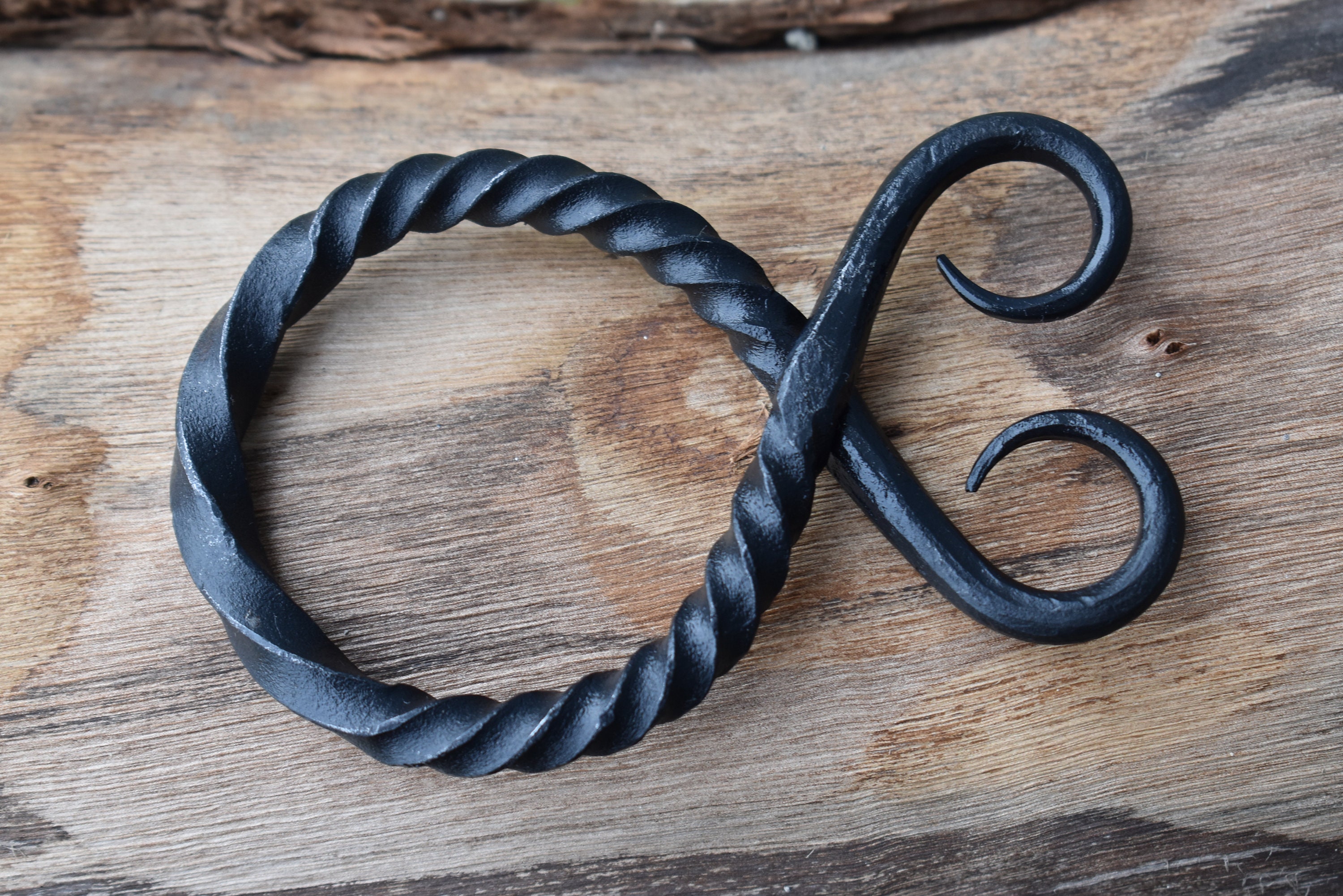 Hand-forged Iron Troll Cross Belt Buckle – Medieval Viking-style ...