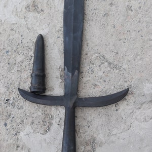 Japanese Jumonji Yari Spearhead With Butt Cap - Etsy