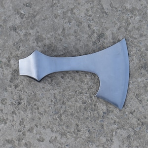 Forged Hand Made Viking Tomahawk Viking Style High Carbon Steel Bearded Blank Axe Head Throwing ...