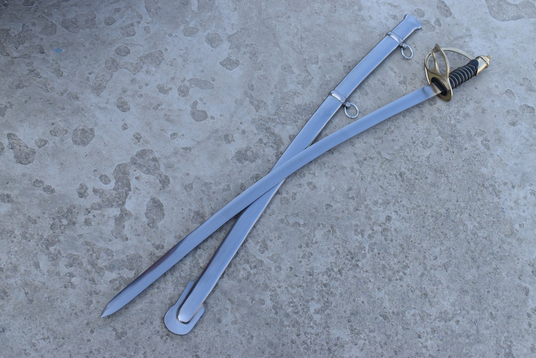 American Cavalry-style Trooper Sword Decorative Replica With Display ...