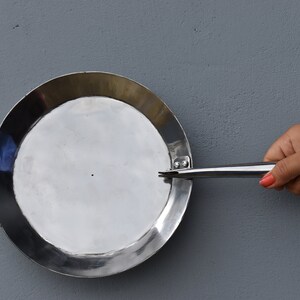 Hand-forged Medieval-style Folding Pan | Historical Reenactment Prop ...