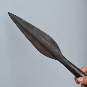 Hand Forged Medieval Viking Leaf Blade Spearhead. Best Gift for ...