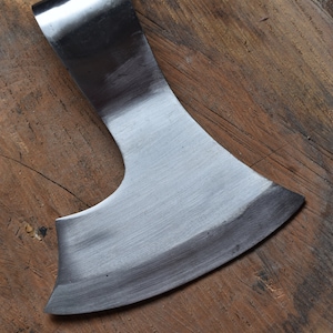 Forged Hand Made Viking Tomahawk Viking Style Steel Bearded Blank Axe Head Throwing Hatchet ...