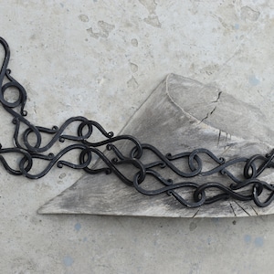 Hand Forged Viking S Hook Chain: Medieval Garden Decor - Etsy UK