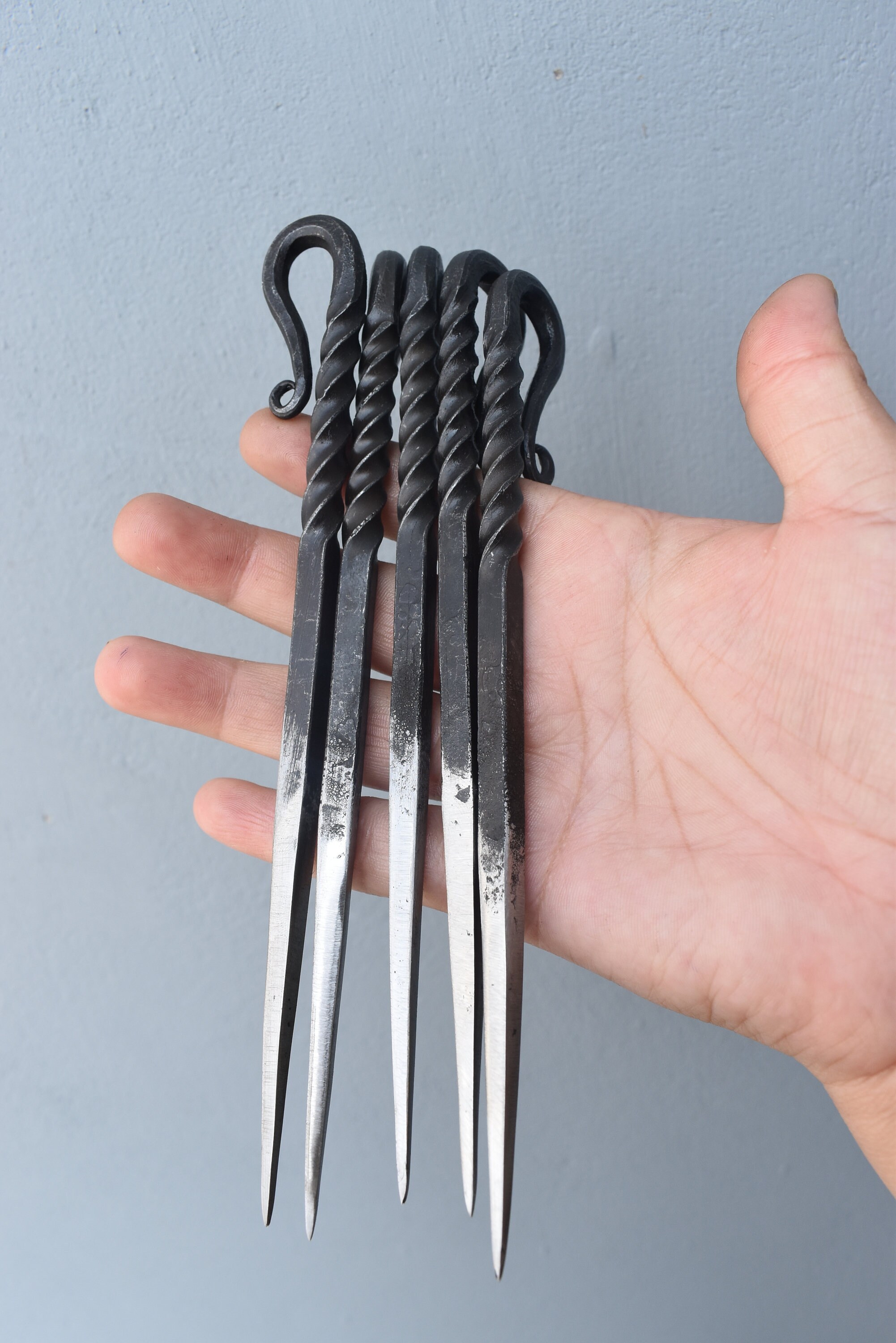 Viking Eating Half Twisted Spike - Etsy