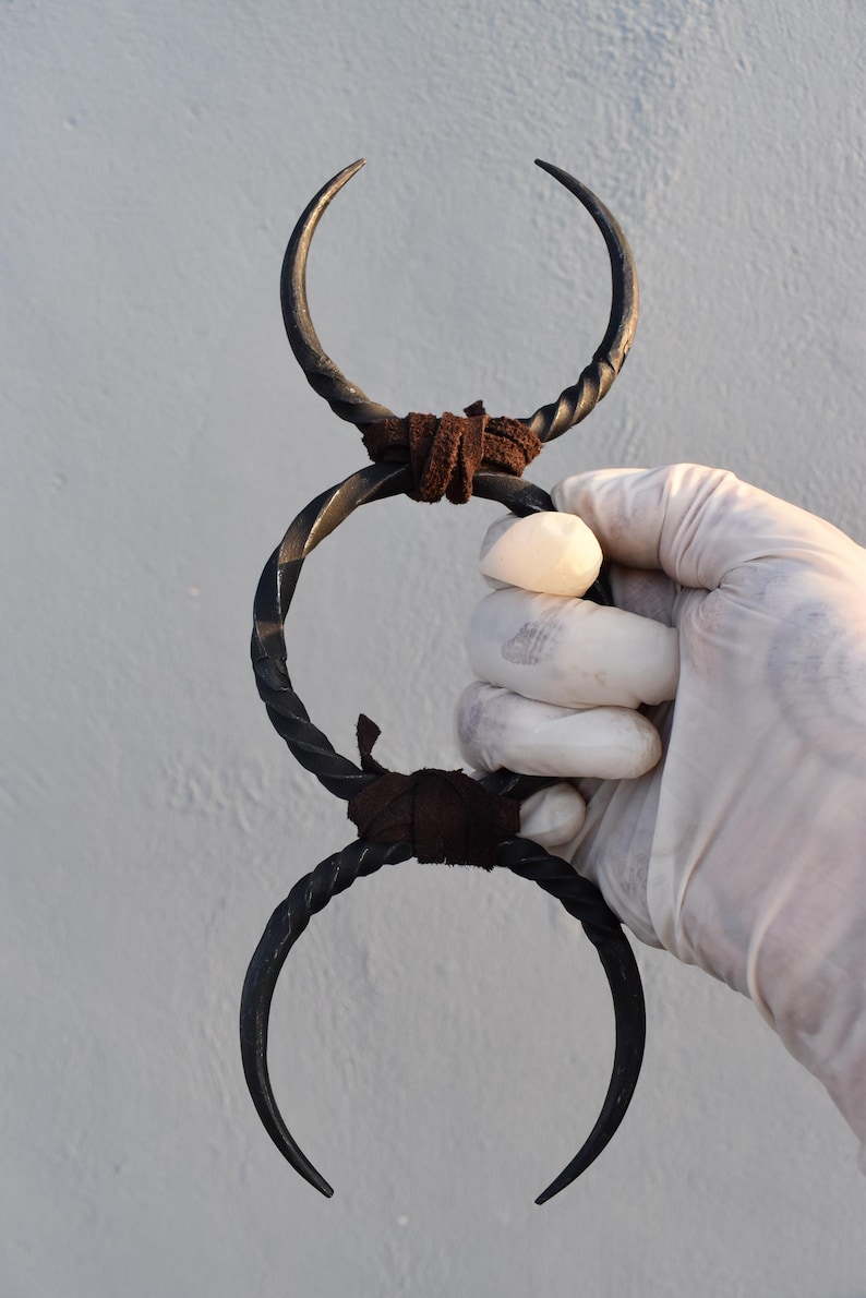 Hand-forged Iron Belt Buckle – Medieval-style Moon Design, Handmade ...