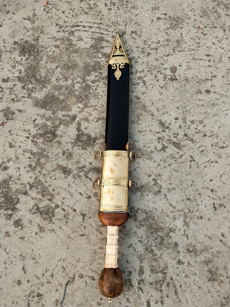 Roman Legionary Gladius Replica Sword With Scabbard | Blunt Decorative ...
