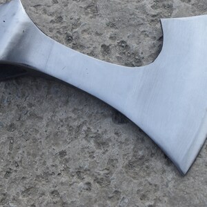 Forged Hand Made Viking Tomahawk Viking Style High Carbon Steel Bearded Blank Axe Head Throwing ...