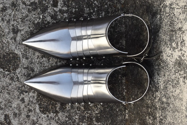 Viking Medieval Sabatons Set Suit of Armor Shoes | Etsy