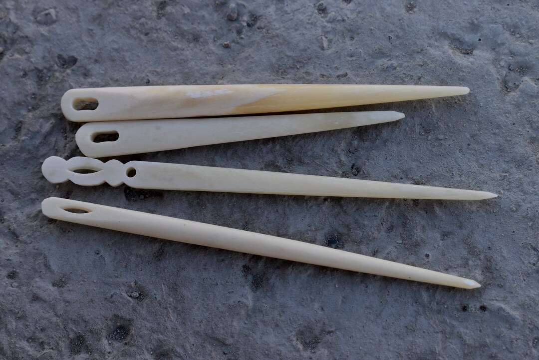 Handcrafted Buffalo Bone Nalbinding Handcraft Nalbinding Bone Needles ...