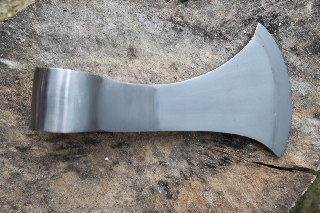 Hand Forged Medieval Battle Ready Axe Head Steel Cutting Edge. Hatchet ...