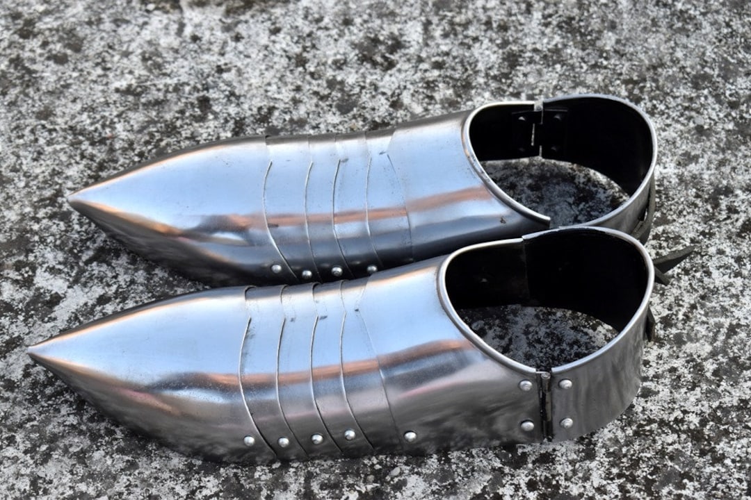 Viking Medieval Sabatons Set Suit of Armor Shoes - Etsy