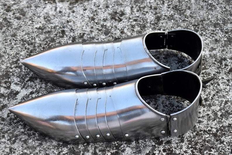 Medieval-style Viking Costume Sabatons – Decorative Armor Shoes for ...