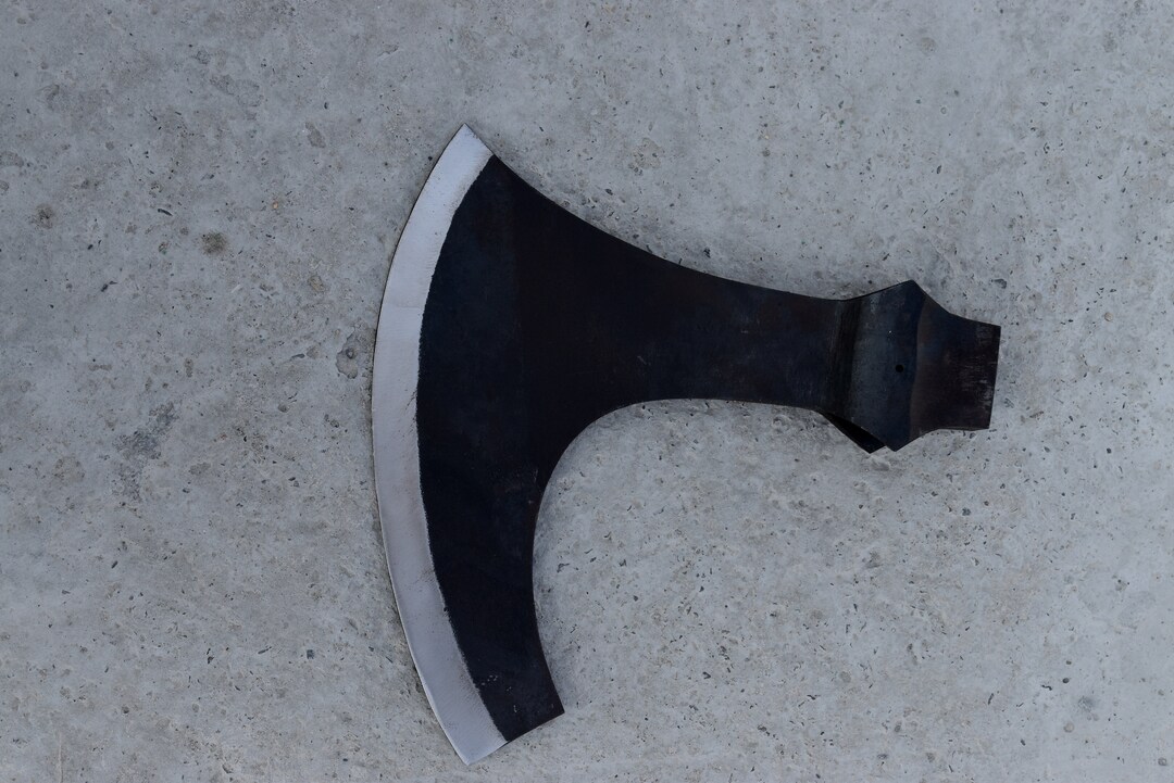 Large Size Hand Forged Viking Axe Head Blade Length 11 Inches | Heavy ...