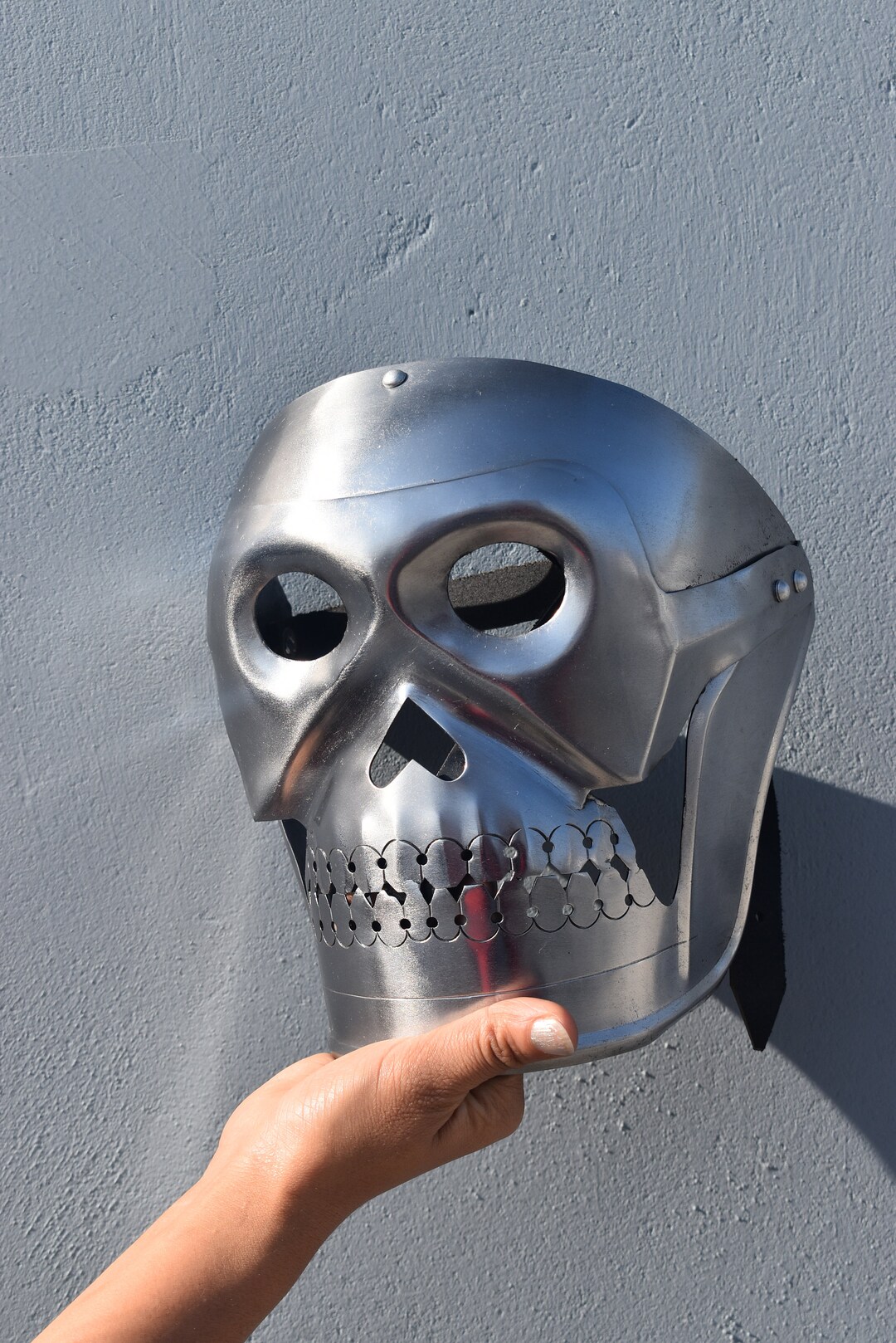Hand Crafted Medieval Armor Skull Helmet. Battle Ready Helmet Best Gift ...
