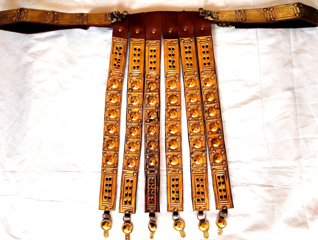 Roman Legionary Leather Belt: Centurion Cingulum, Re-enactment Costume ...