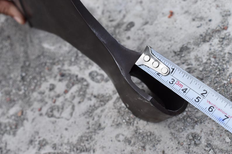 Hand-forged Decorative Axe Head Replica | Medieval-style Metal Art ...