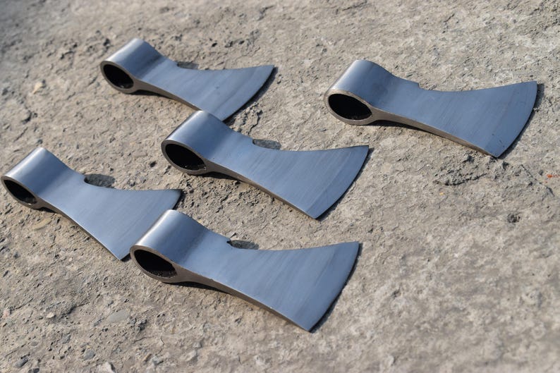 Decorative Hand-forged Mini Viking Axe Head – Medieval-style ...