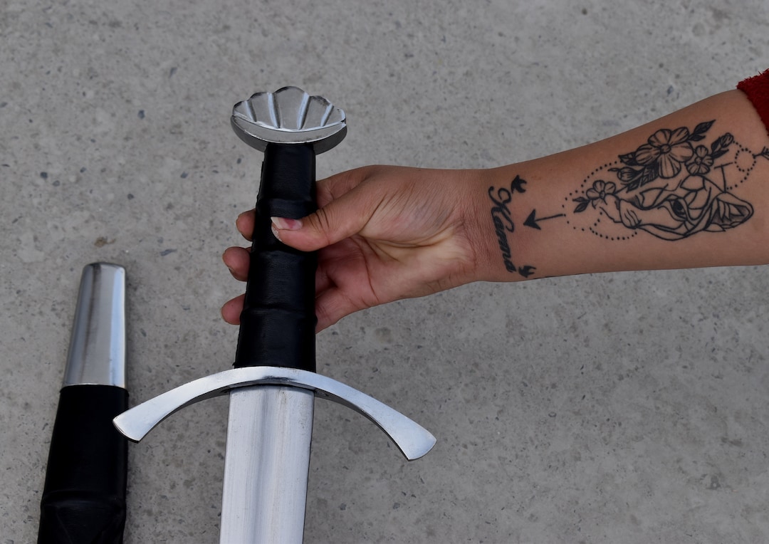 Handcrafted Viking Sword Replica With Brass Pommel – Medieval ...