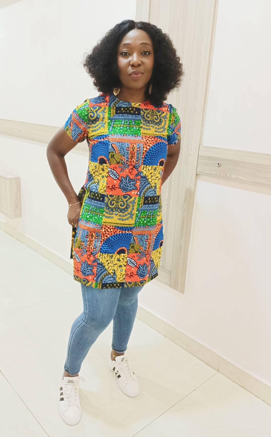 African Tunic Top Etsy