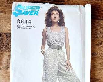 Sleeveless Jumpsuit Pattern - Etsy