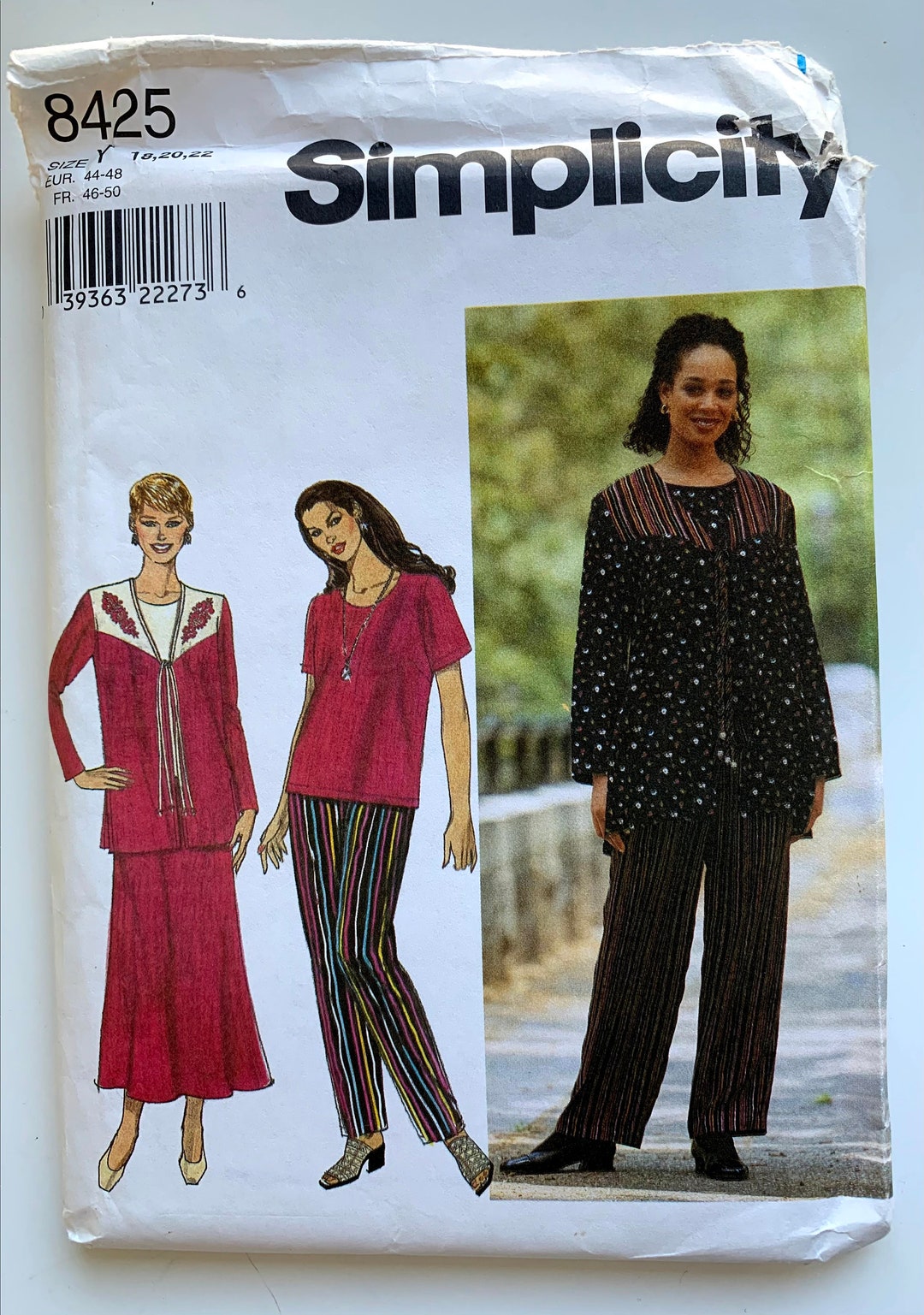 Simplicity 8425 Womens Jacket Pattern, Womens Top Pattern, Skirt Pattern, Plus Size Pants ...
