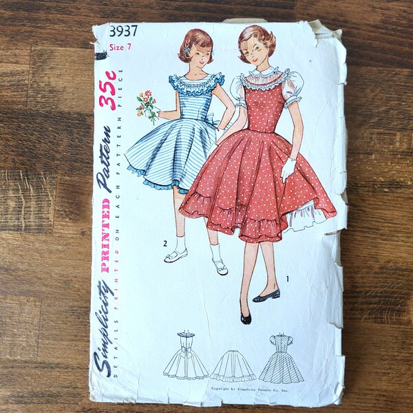 1950s Girls Dress - Etsy
