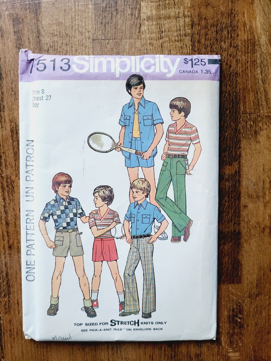 Simplicity 7513 Boys Shirt Pattern, Boys Shorts Patter, Boys Pants ...